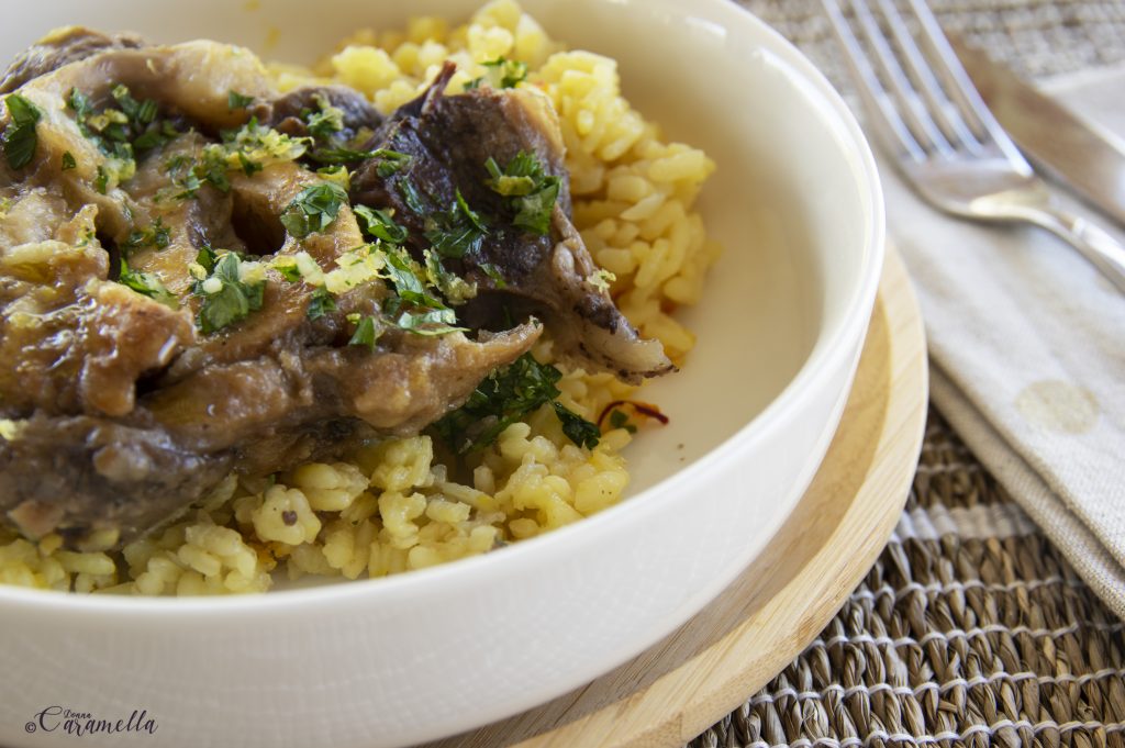 Ossobucco milanese met saffraanrisotto - Donna Caramella